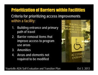 Ada transition plan public meeting power point | PDF