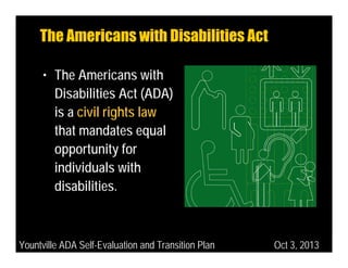 Ada transition plan public meeting power point | PDF