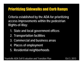 Ada transition plan public meeting power point | PDF