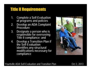 Ada transition plan public meeting power point | PDF