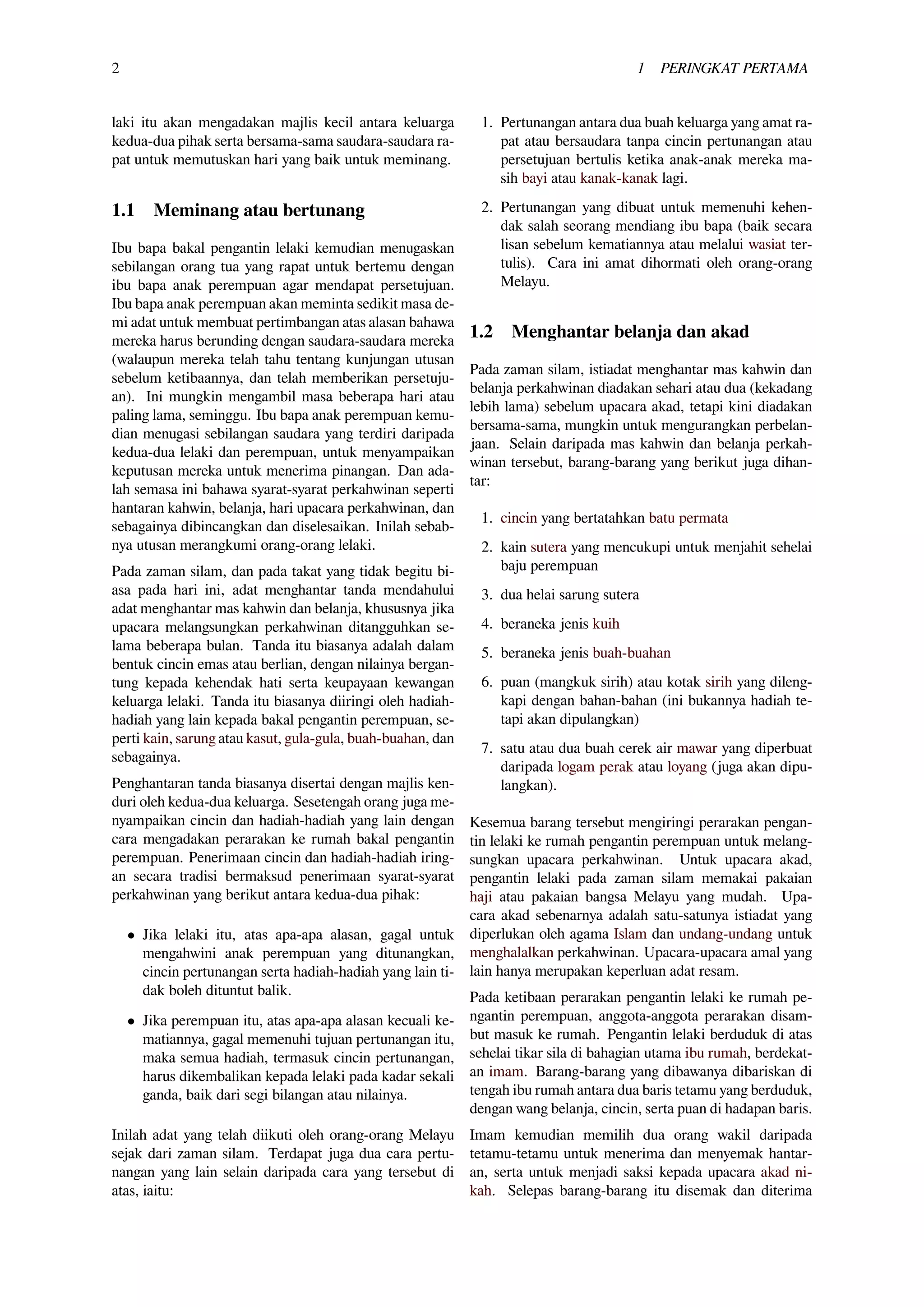 Adat resam kahwin melayu | PDF