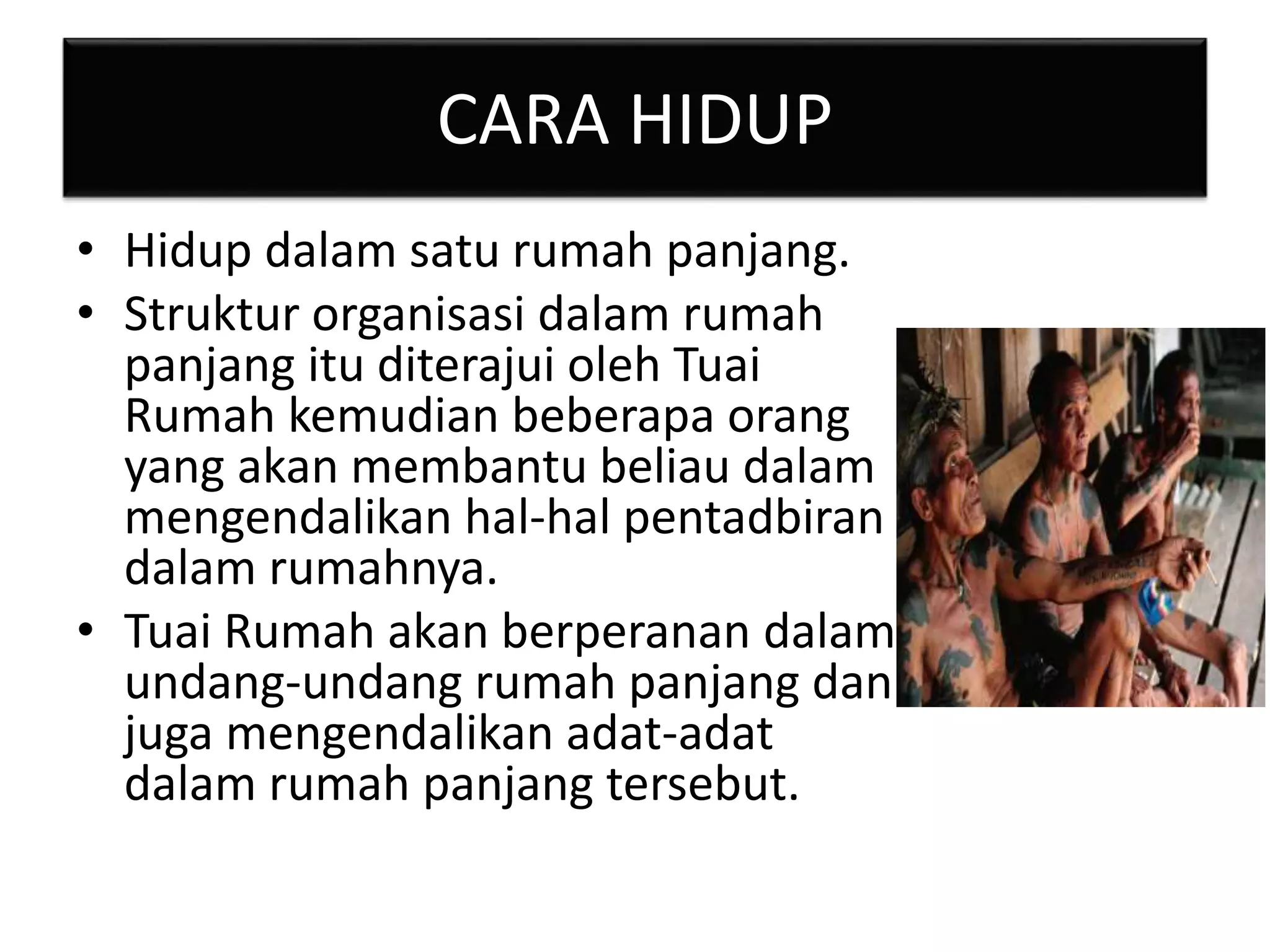 Adat resam masyarakat iban | PPTX