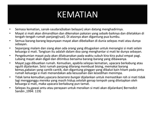 Adat resam masyarakat iban | PPTX