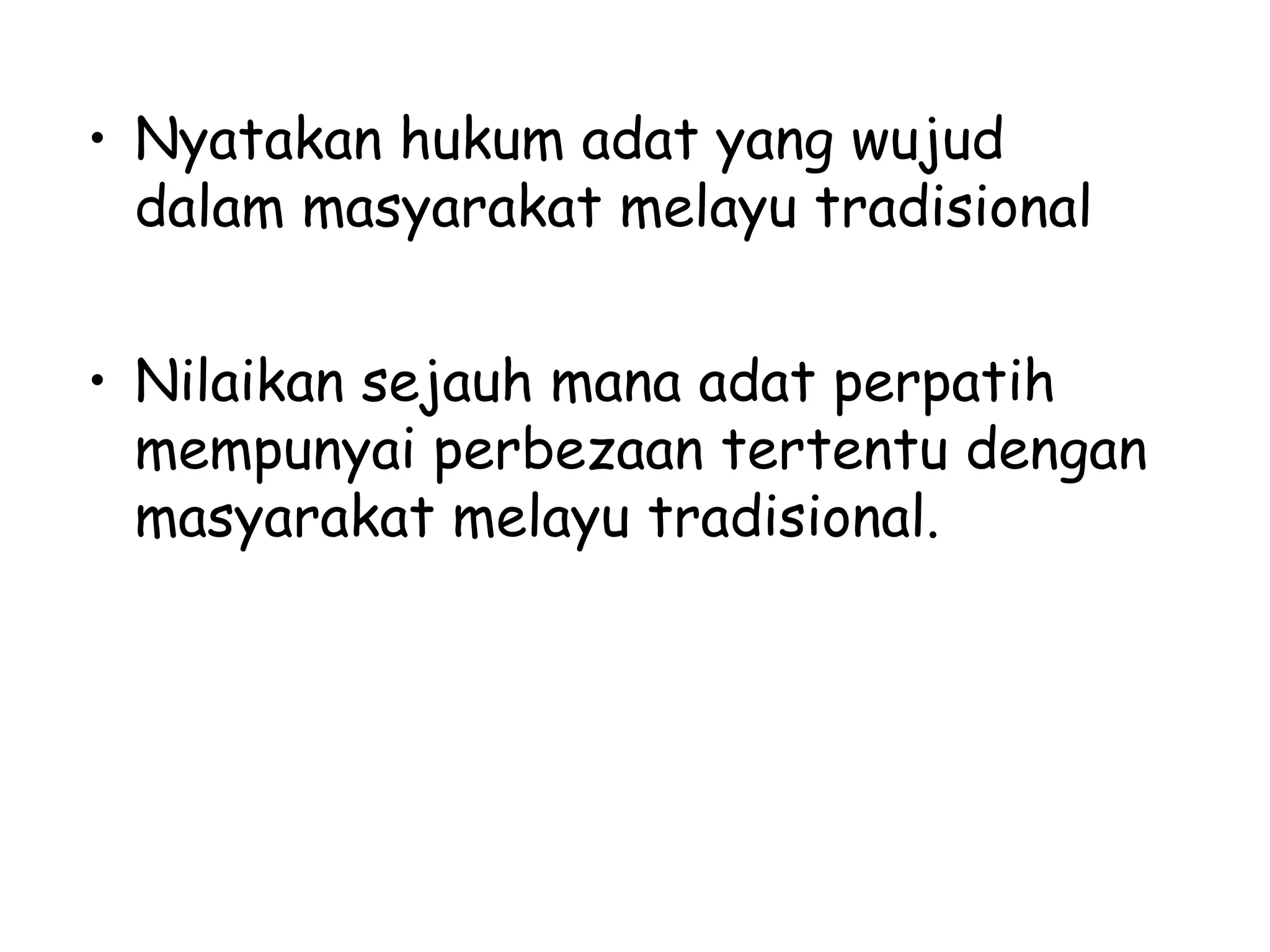 Adat temengung dan adat perpatih | PPT