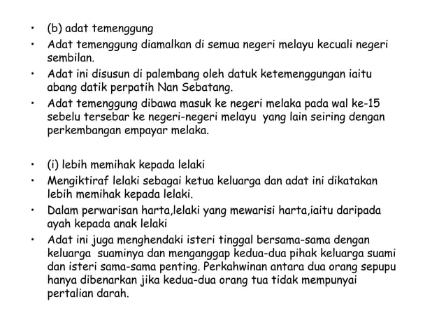 Adat temengung dan adat perpatih | PPT