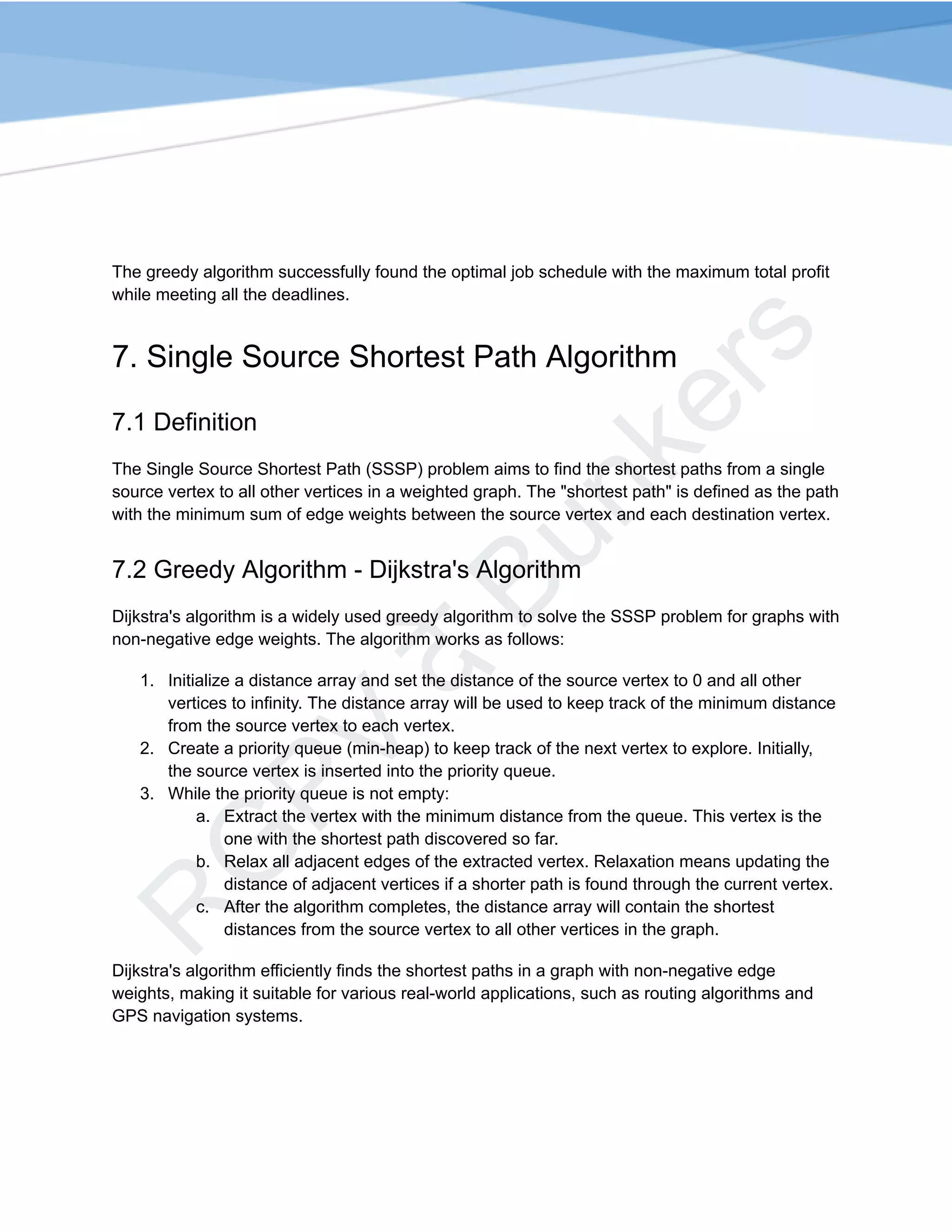 Ada Unit — 2 Greedy Strategy And Examples Rgpv De Bunkers Pdf 