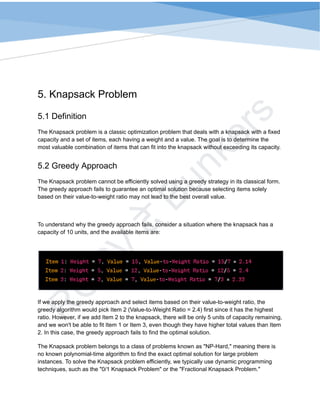 ADA Unit — 2 Greedy Strategy and Examples | RGPV De Bunkers | PDF