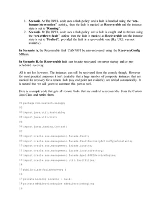 Adavanced faulthandling | DOCX