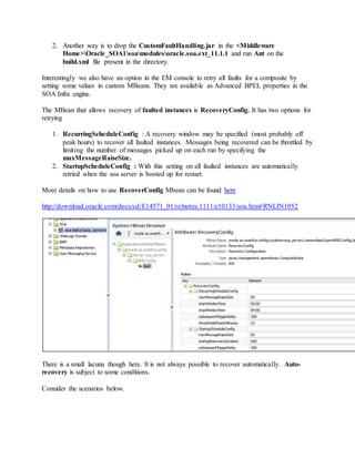 Adavanced faulthandling | DOCX