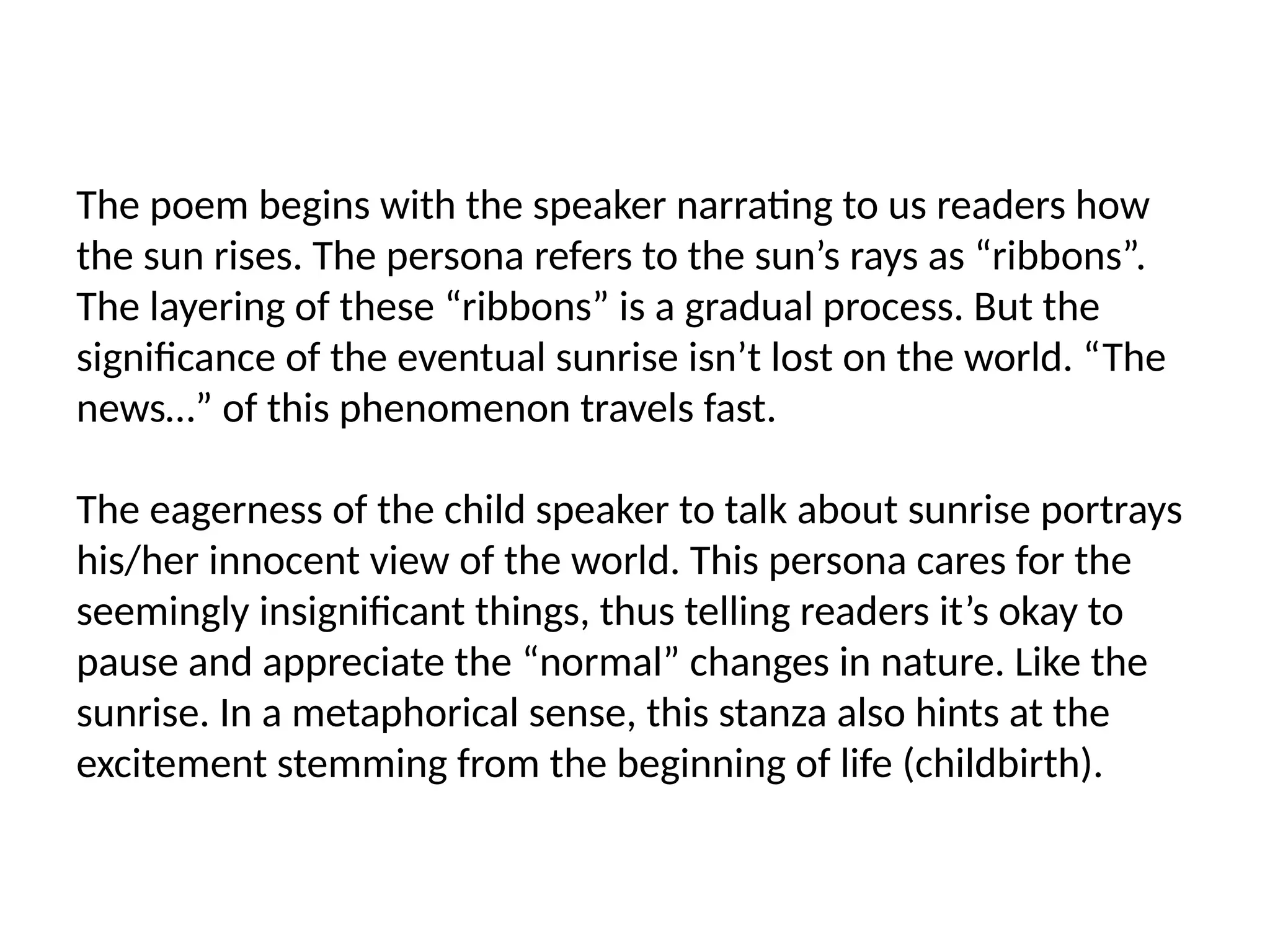 A Day .pptx Poem for Grade 12 Compulsory English | PPTX