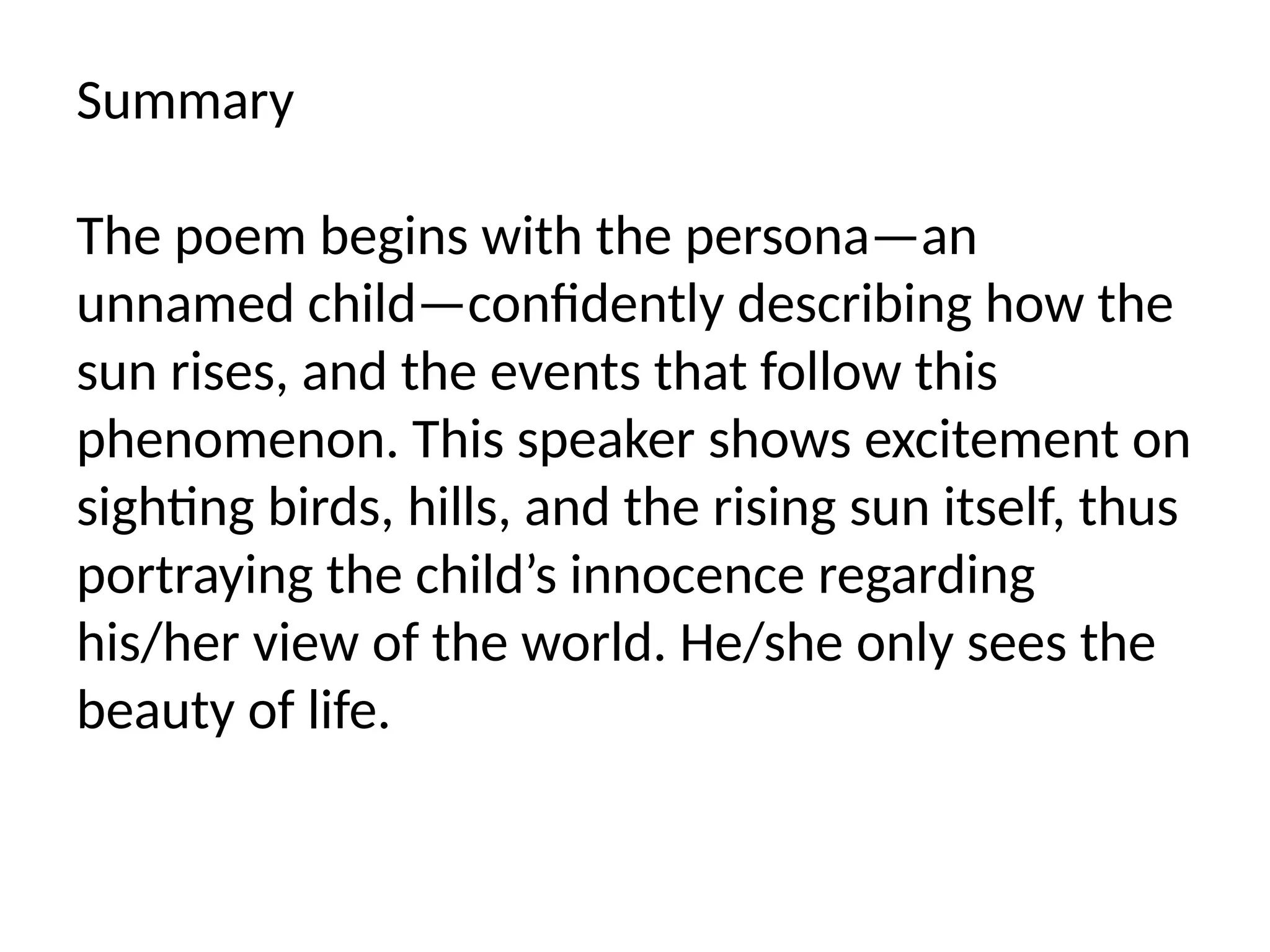 A Day .pptx Poem for Grade 12 Compulsory English | PPTX