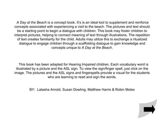 A day at the beach | PPTX