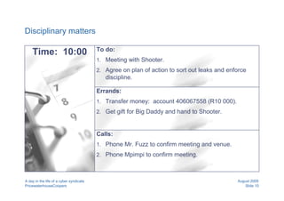 A Day In The Life Of A Cyber Syndicate | PPT