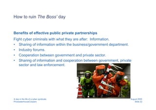 A Day In The Life Of A Cyber Syndicate | PPT