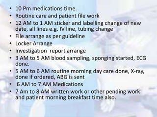 A day in the life of an iccu nurse | PPTX