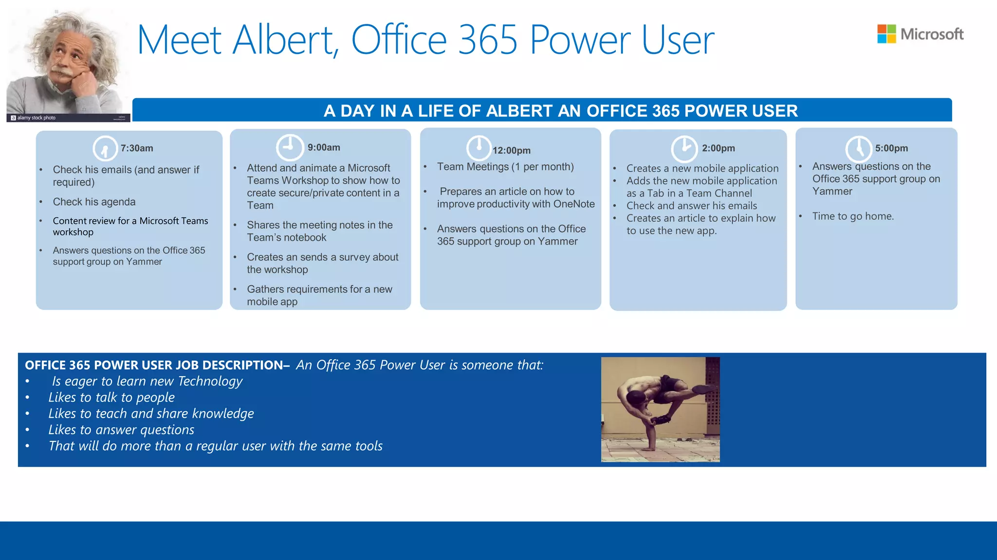 A day in the life of an office 365 power user | PPT