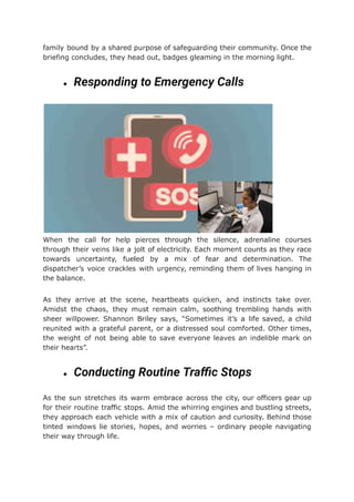 A Day in the Life of a Police Officer | PDF