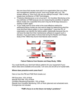 A Day In the Life Of a Proactive Maintenance PdM Tech | PDF