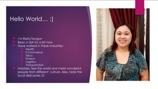 A day in the life of a QA | PPTX