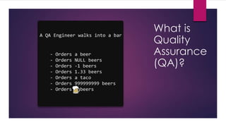 A day in the life of a QA | PPTX
