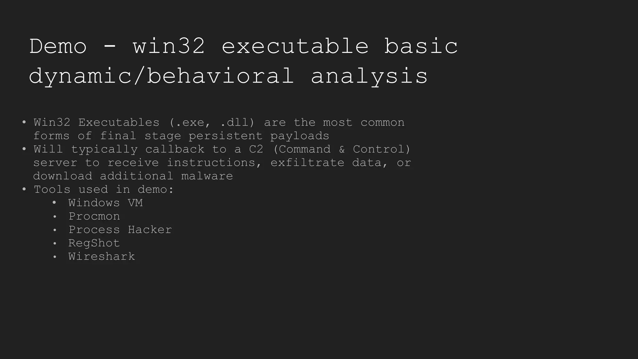CyCon 2019 - A Day in the Life of a Reverse Engineer | PPTX