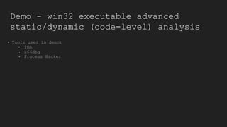 CyCon 2019 - A Day in the Life of a Reverse Engineer | PPTX