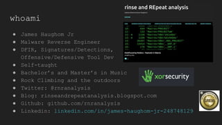 CyCon 2019 - A Day in the Life of a Reverse Engineer | PPTX