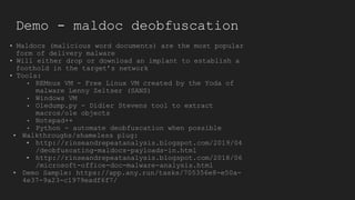 CyCon 2019 - A Day in the Life of a Reverse Engineer | PPTX