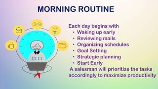 A DAY IN THE LIFE OF A SALESMAN / WOMAN | PPTX