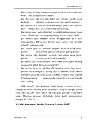 Dfox - A Day To ShutDown Indonesian Internet Core Routing | PDF