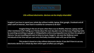 A day without electronics device new | PPTX