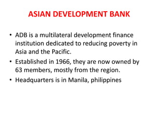 Asian Development Bank | PPTX