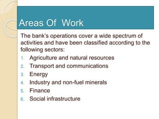 Asian development bank and its functioning | PPTX