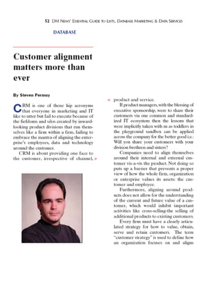 Customer alignment matters more than ever | PDF