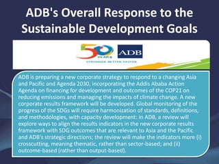 ADB and the Sustainable Development Goals | PPTX