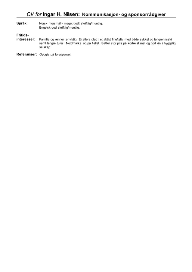 Ingar´s CV.2 | PDF