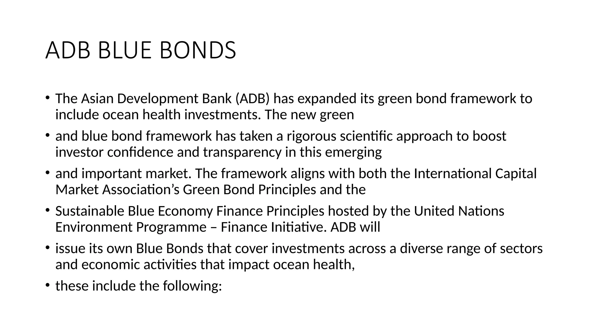Asian Development Bank Blue Bond blue economy.pptx