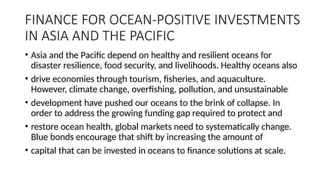 Asian Development Bank Blue Bond blue economy.pptx