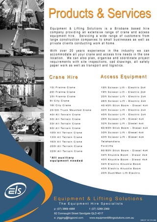 Product & Services Brochure | PDF