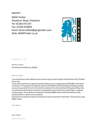 Enterprise Creation Project - Chic | DOCX