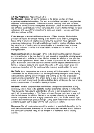 Enterprise Creation Project - Chic | DOCX