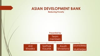 ADB (Asian Development Bank) | PPTX