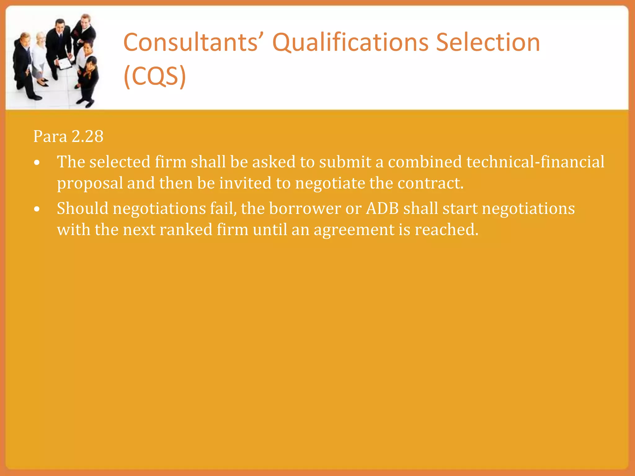Guidelines on The Use of Consultants by Asian Development Bank and Its ...