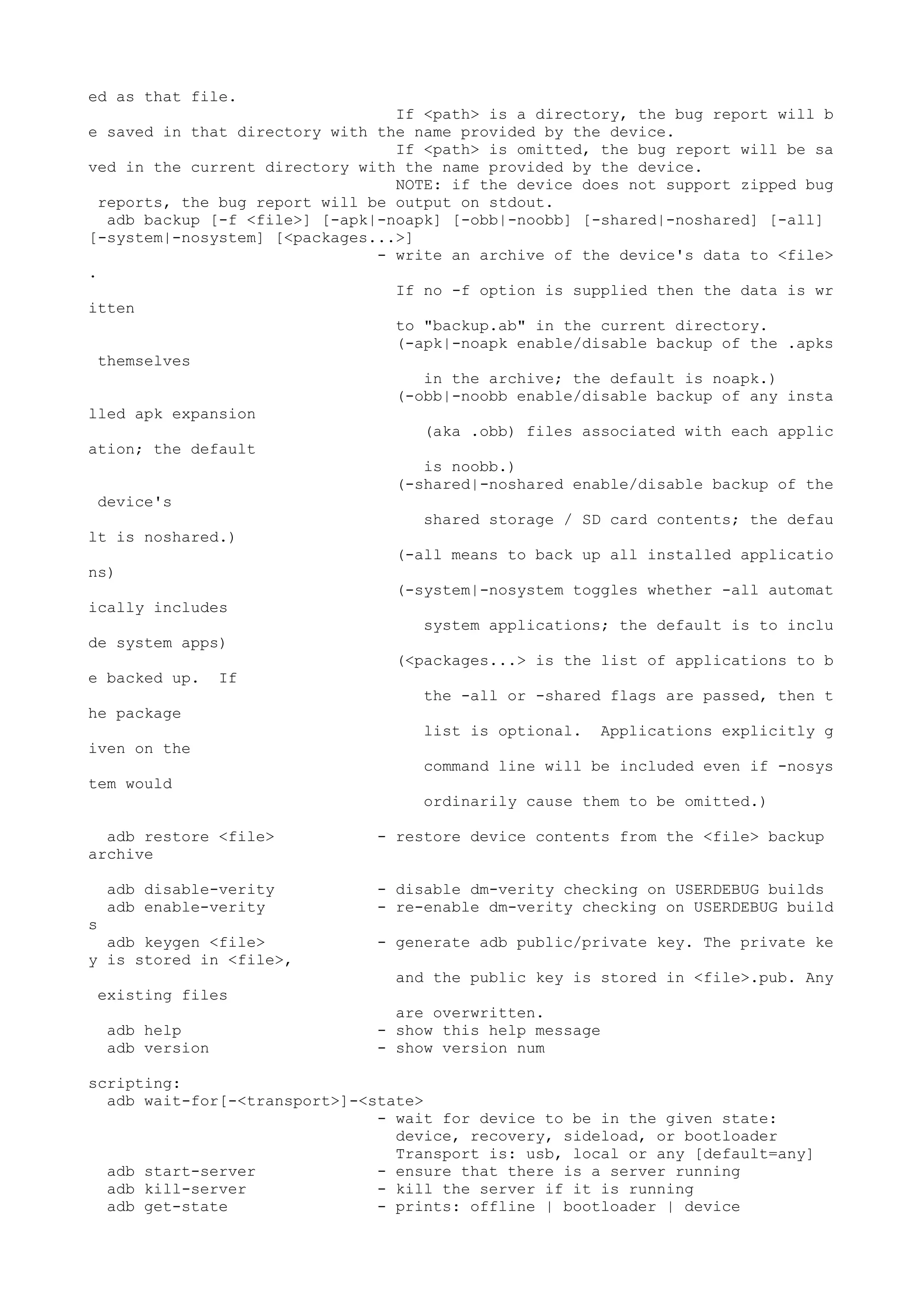 Adb instructions | PDF