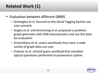 Benchmarking graph databases on the problem of community detection | PPT