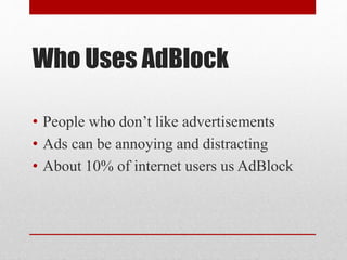 Block AdBlock | PPTX