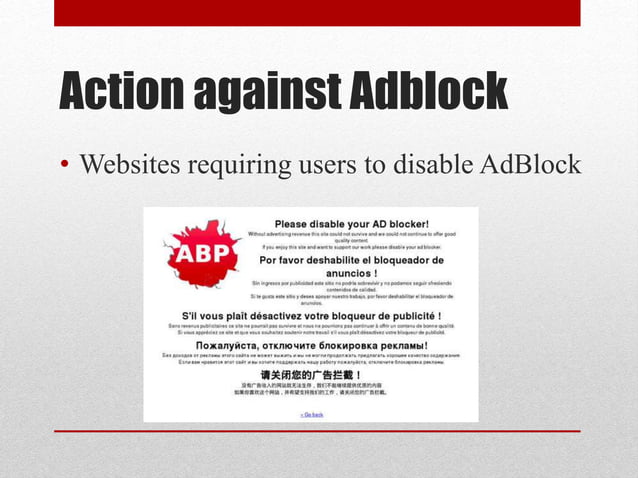 Block AdBlock | PPT