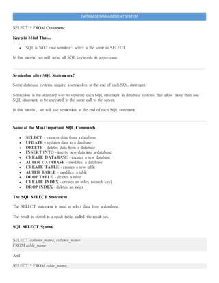 DBMS | DOCX