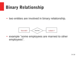 Relationship Types of degree higher than 2 | ODP