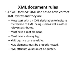 XML-Extensible Markup Language | PPT